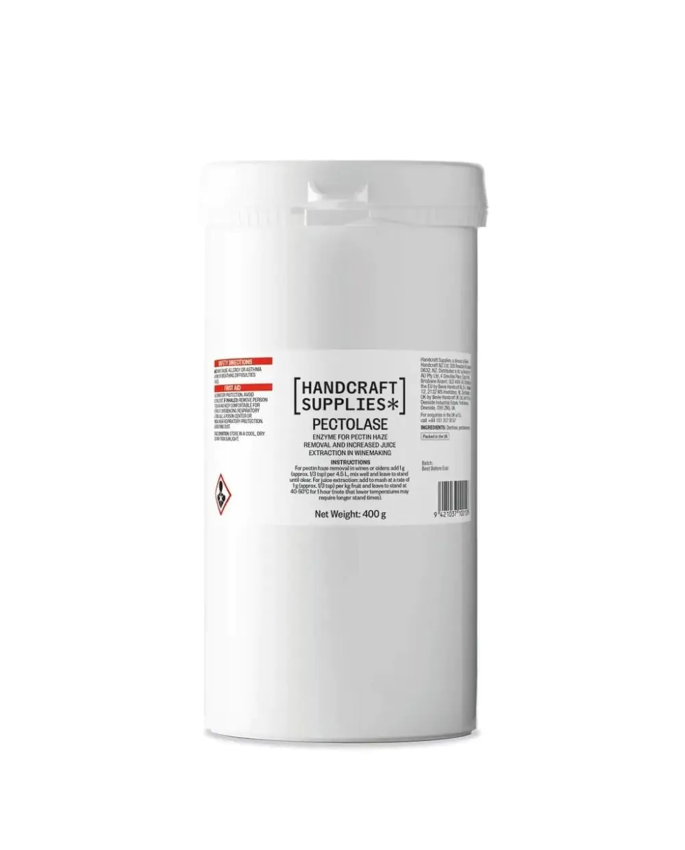 Pectic enzyme store